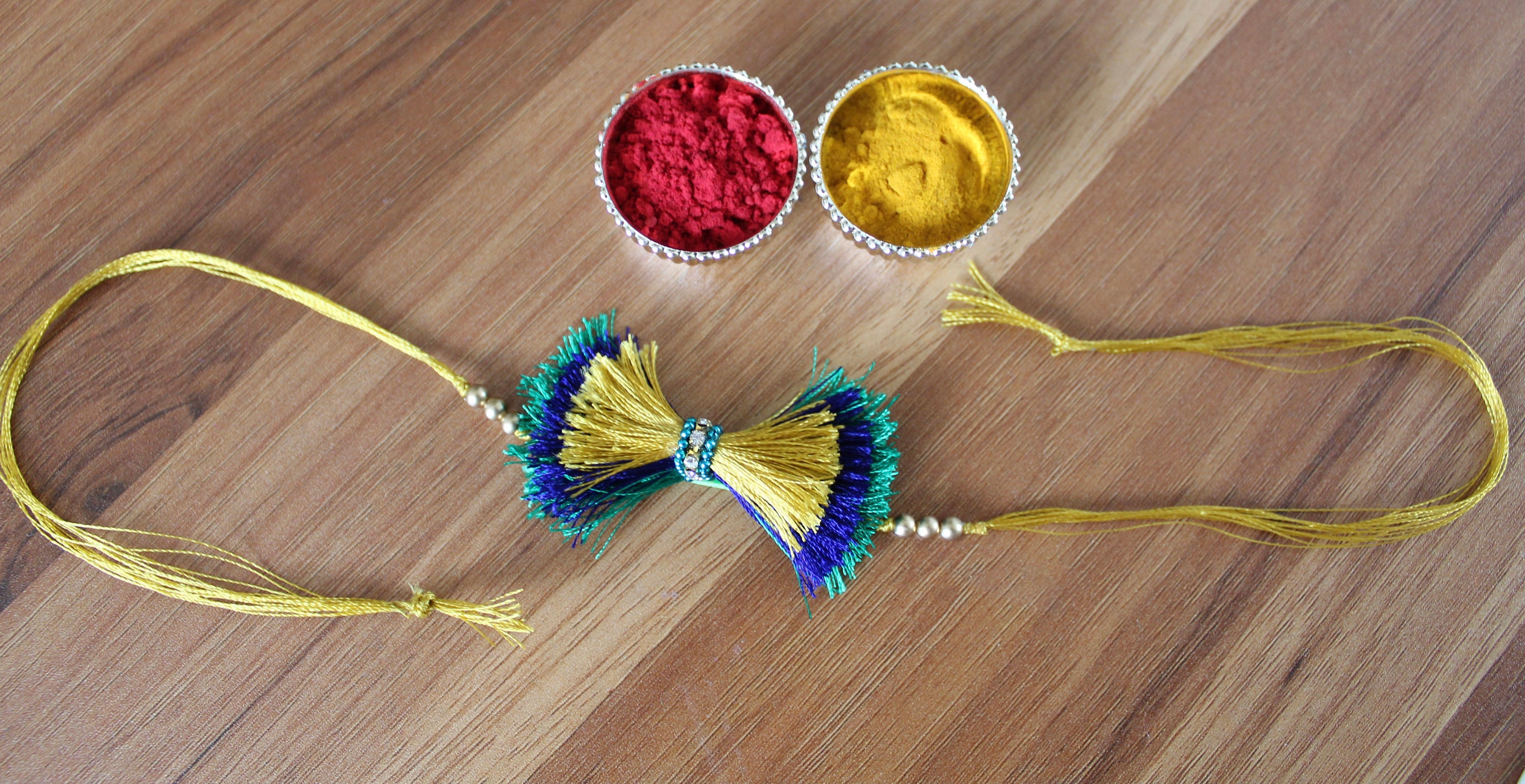 Silk Thread Rakhi Raksha Bandhan Kundan Rakhi Rakhri - Etsy