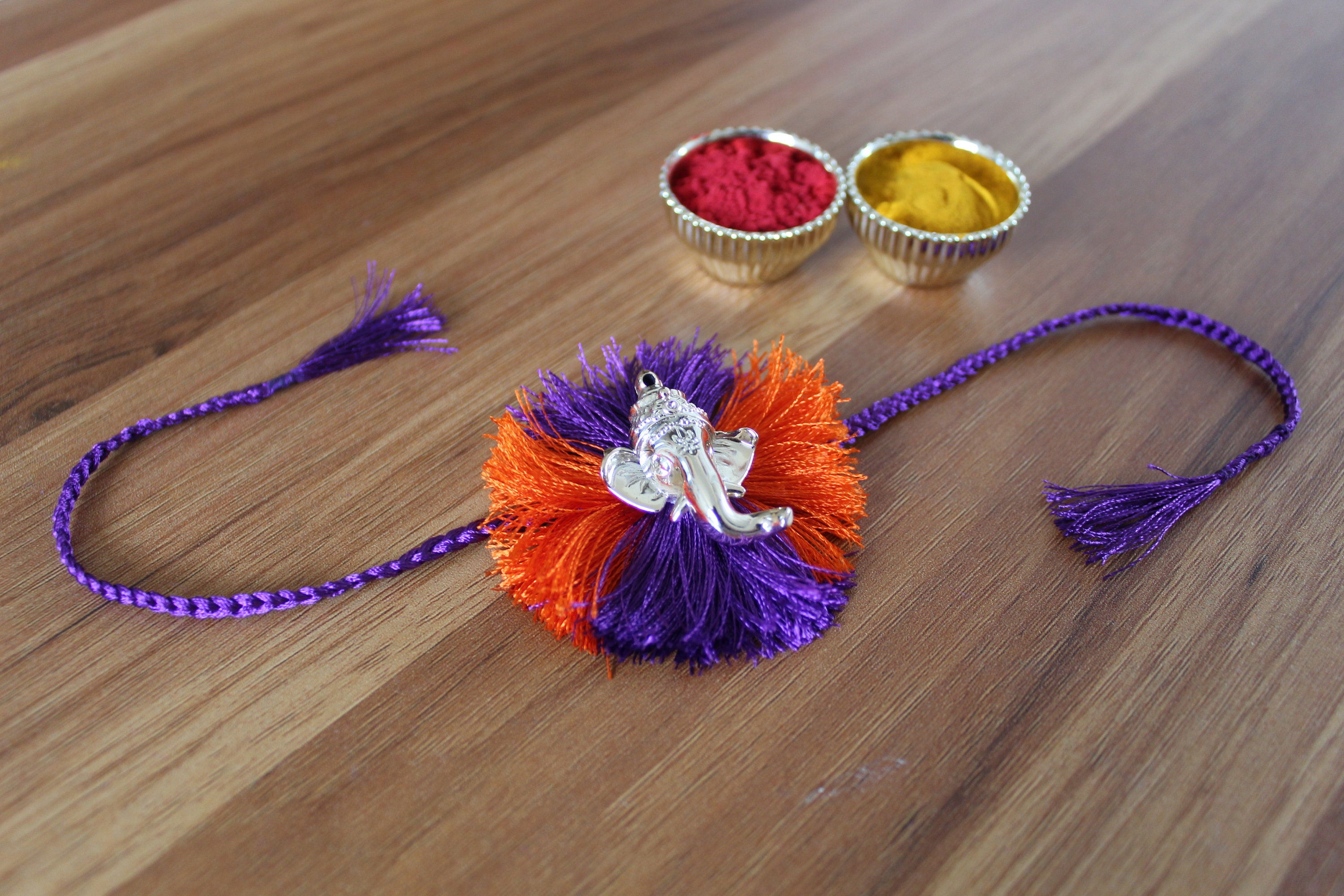 Silk Thread Rakhi Raksha Bandhan Kundan Rakhi Rakhri - Etsy