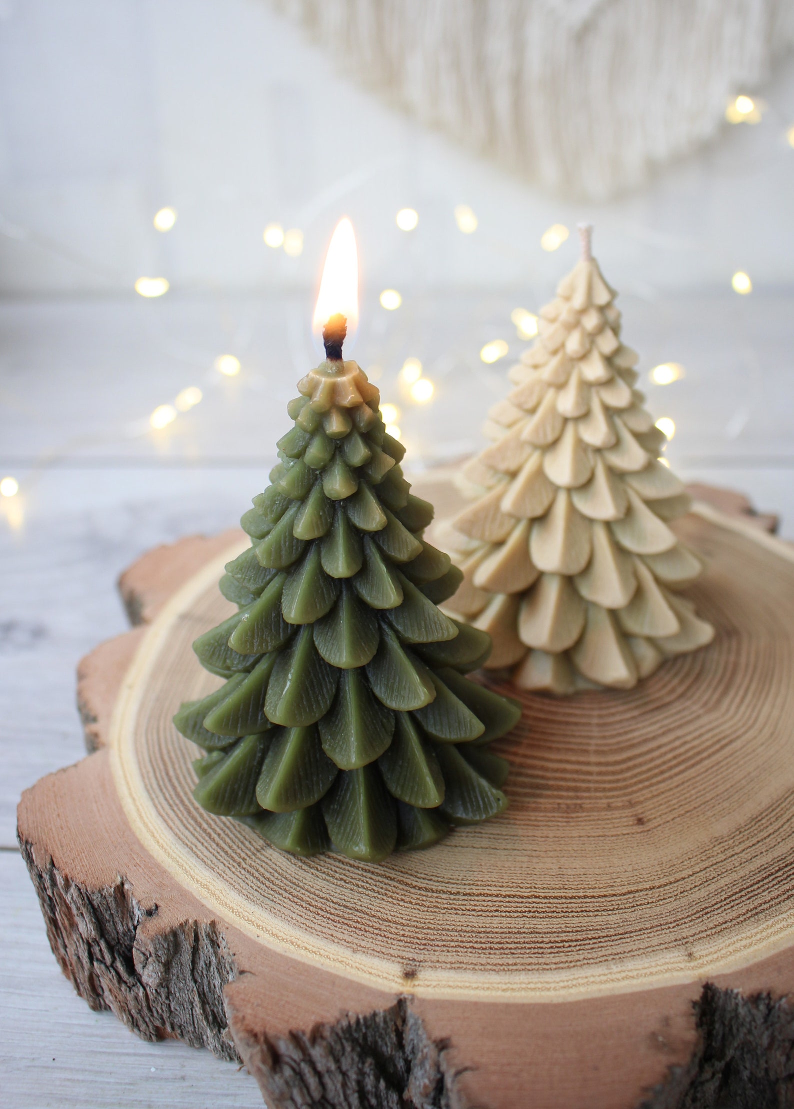 Christmas Tree Candle Christmas Gift Candle Christmas Decor - Etsy