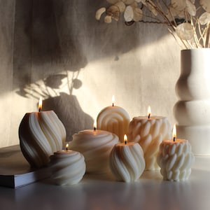 Decorative Candle, Swirl Candle, Rope Candle, Round Swirl Candle ...
