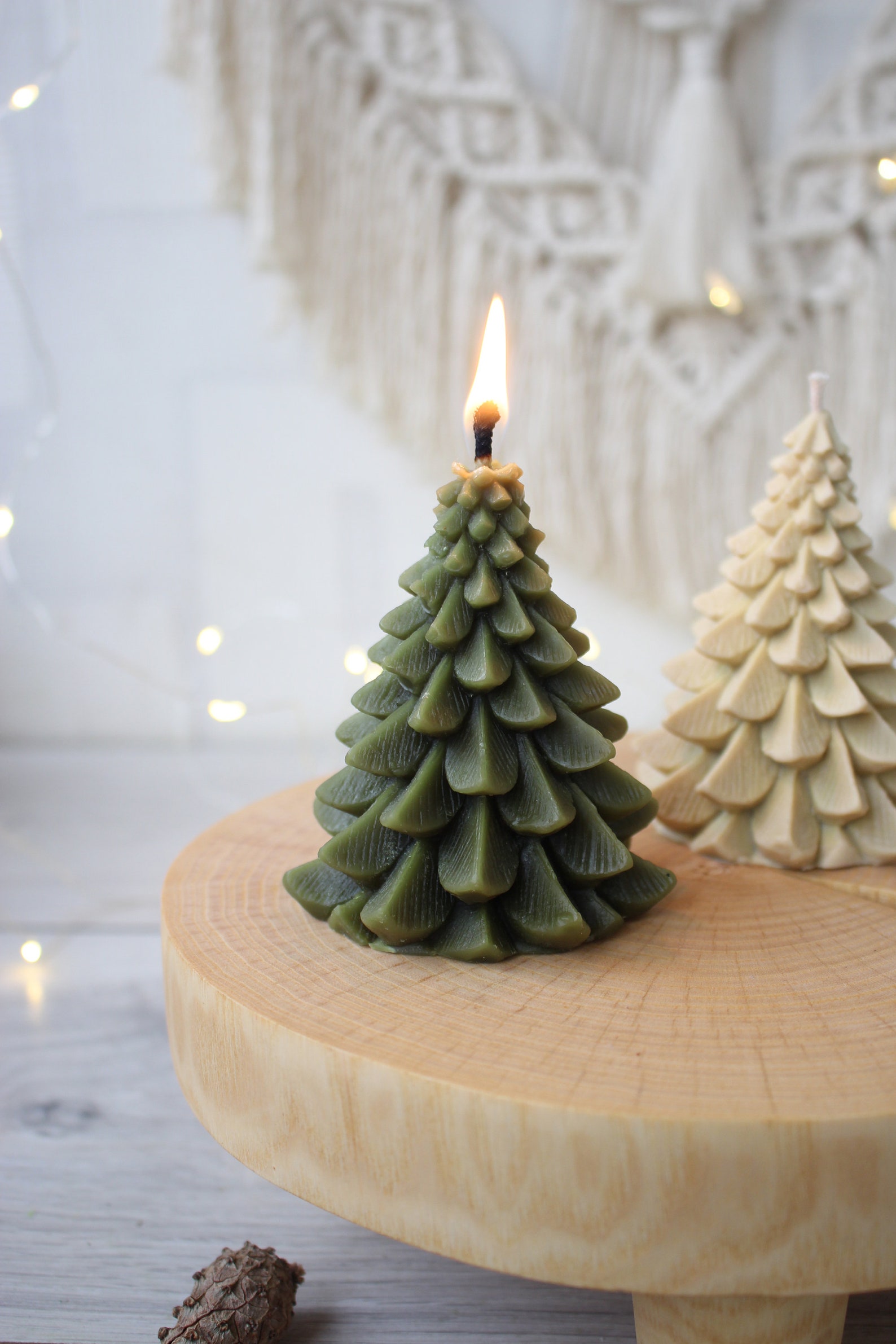 Christmas Tree Candle Christmas Gift Candle Christmas Decor - Etsy