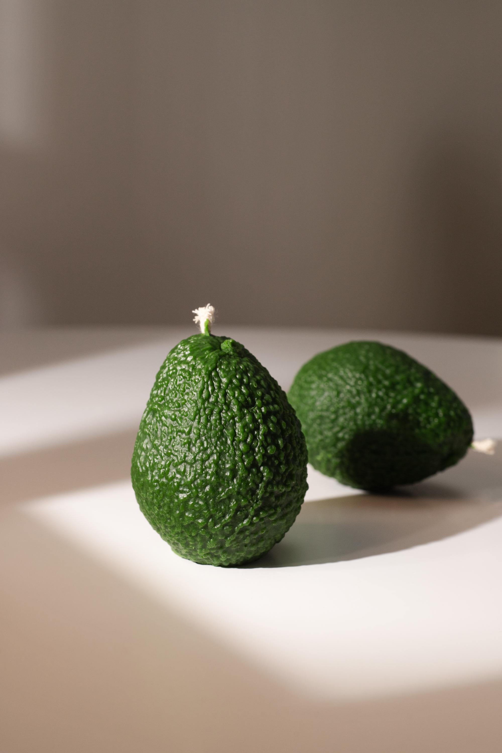 Avocado Shaped Candle, Beeswax Vegetable Candles, Home Decor, Food ...