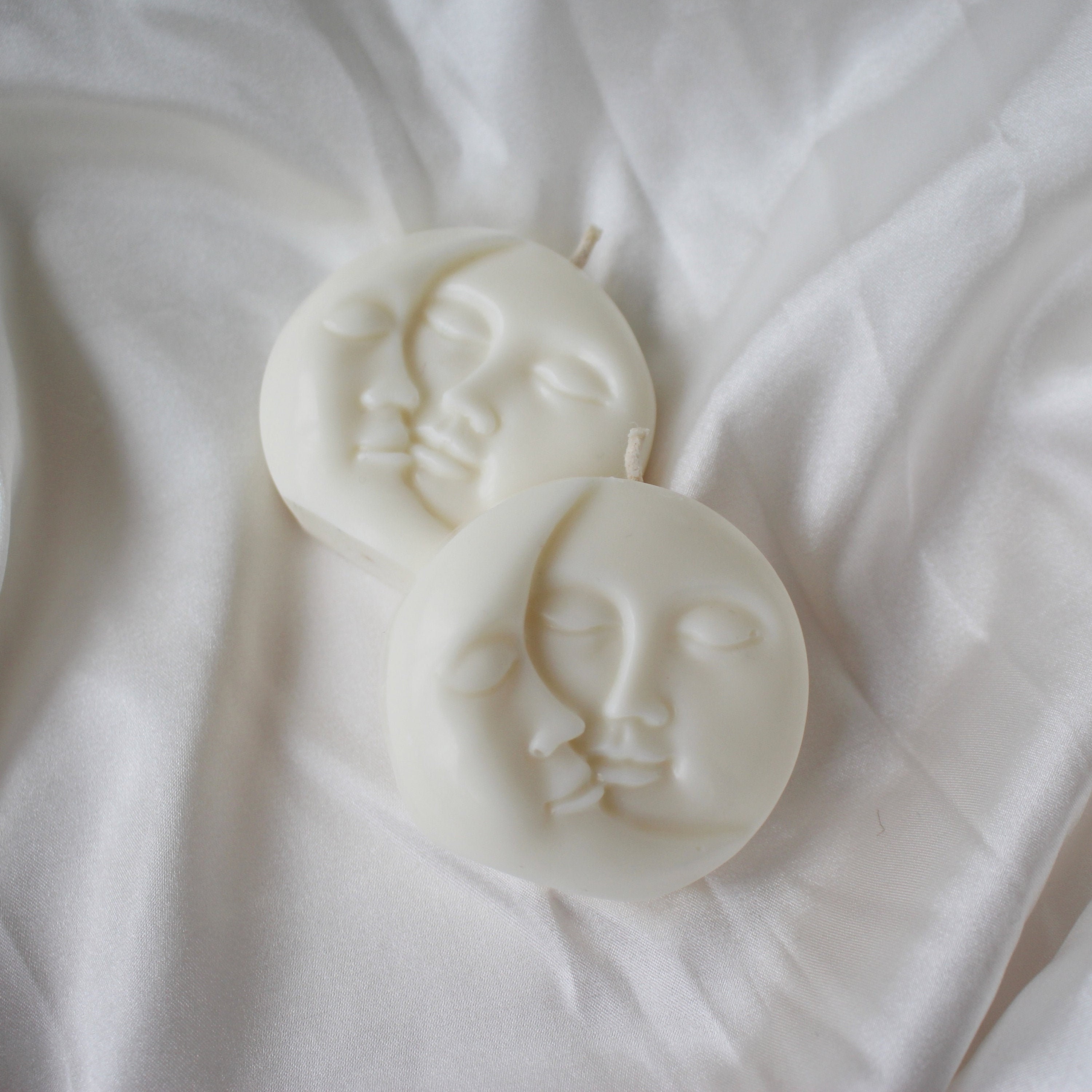 Sun and Moon Candle Moon Face Candle Eclipse Candle Scanted - Etsy