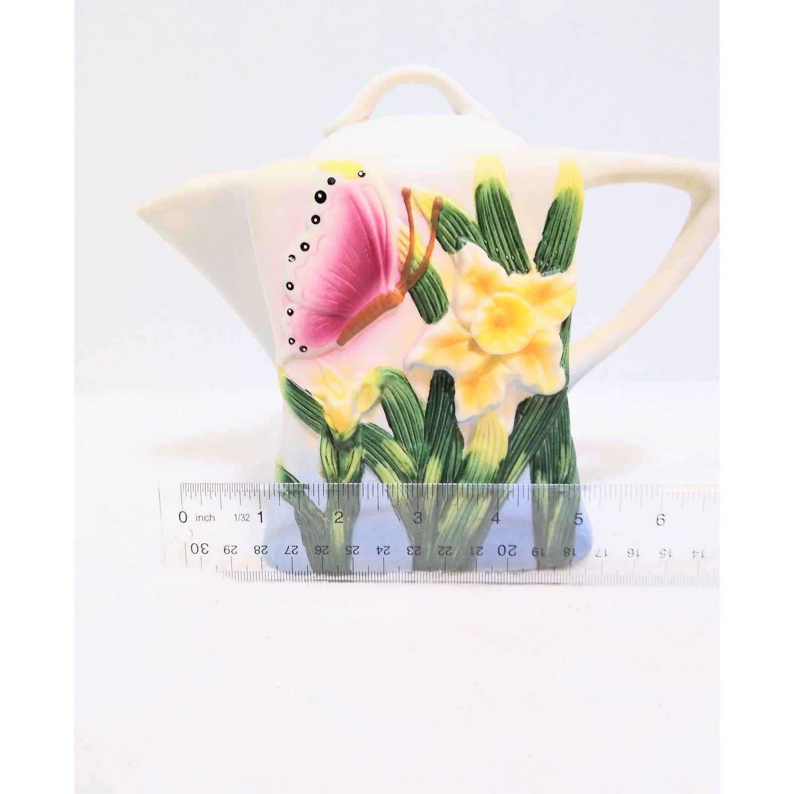 Franz Style Collection Butterfly Teapot - Etsy