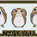 Porg See Hear Speak No Evil Star Wars Cross Stitch Pattern PDF - Etsy