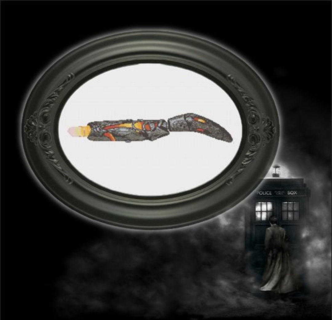 Dr. Who's 13th Doctor Sonic Screwdriver Cross Stitch Pattern PDF - Etsy