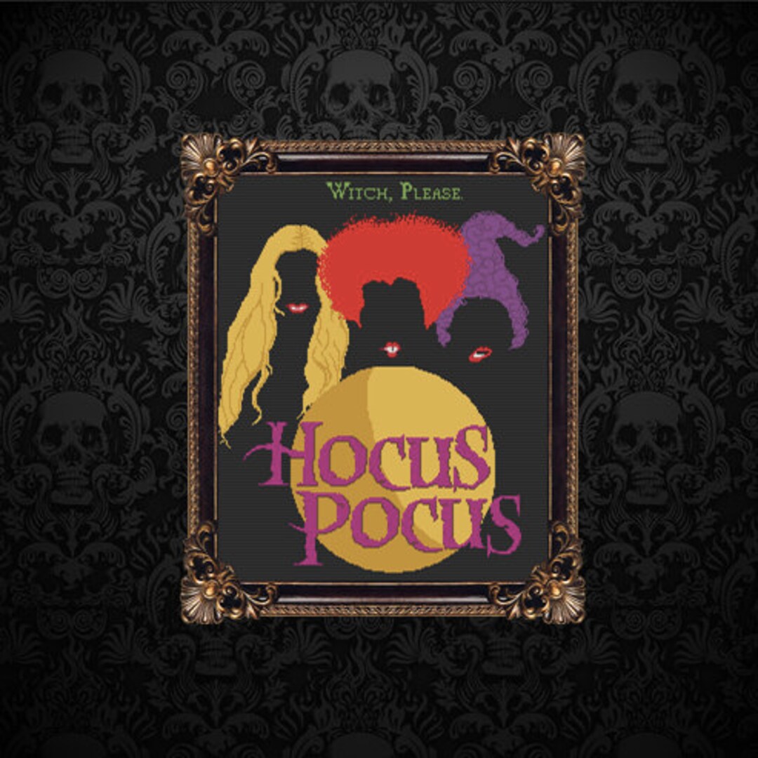 Hocus Pocus Cross Stitch Pattern PDF - Etsy