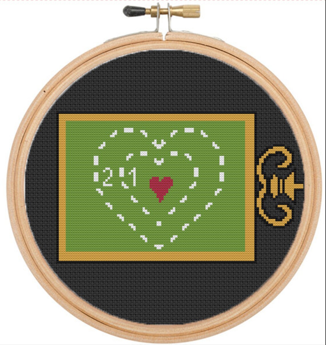 The Grinch's Heart is Two Sizes Too Small Cross Stitch - Etsy