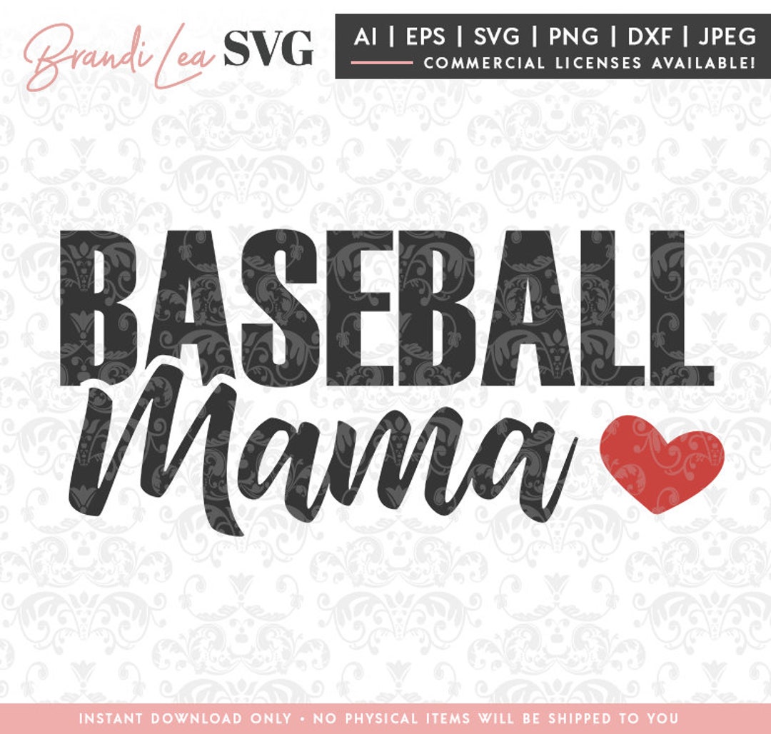 Baseball Mama Svg Sports Svg Baseball Svg SVG Dxf Eps - Etsy