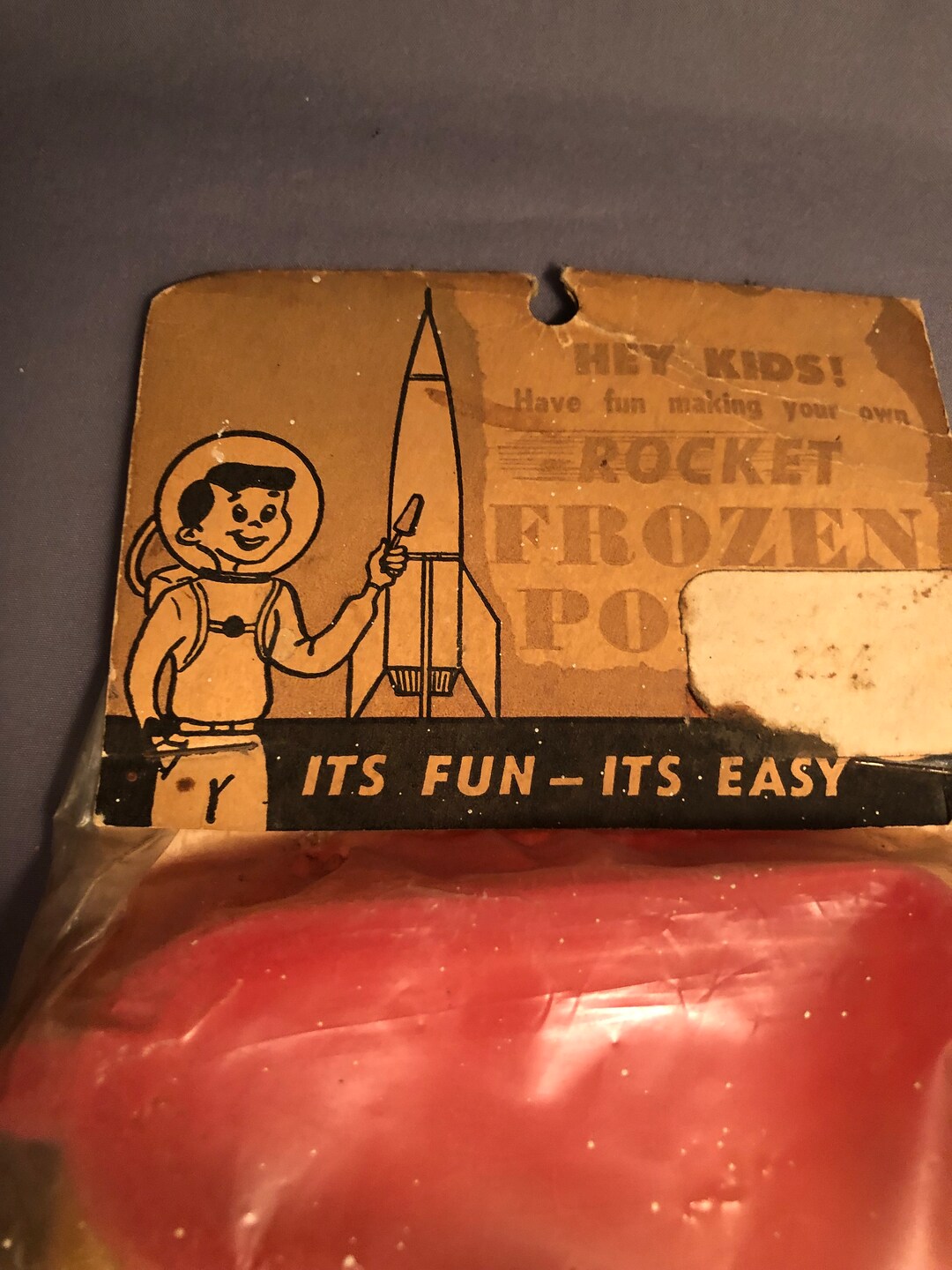Vintage Atomic Age Space Race in Original Packing Rocket Frozen Pops ...