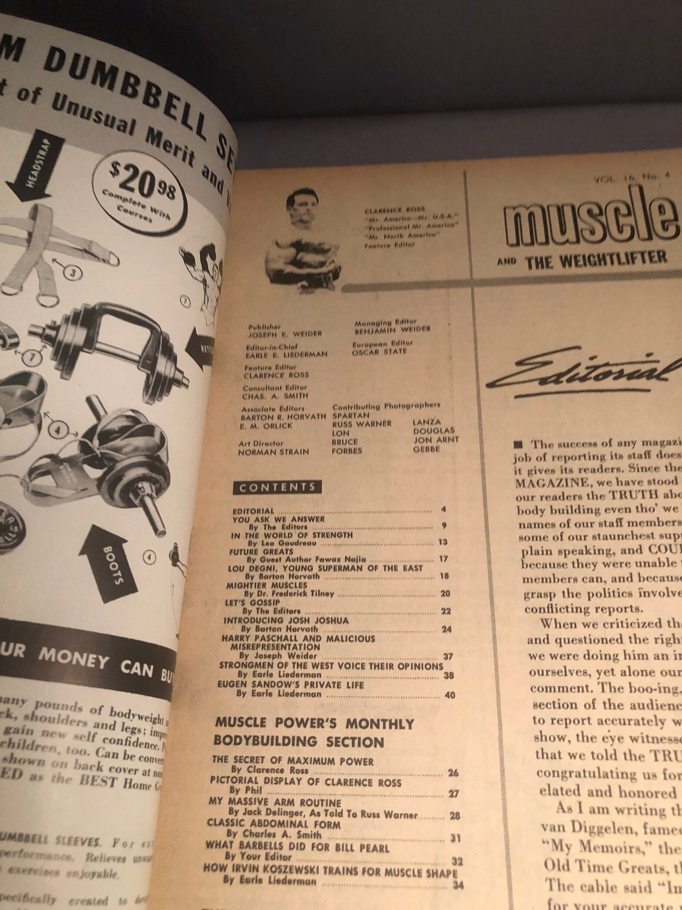 Muscle Power Beefcake Bodybuilding Vintage Magazine Jack Delinger Cover ...