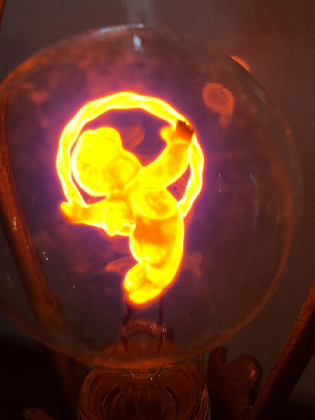 Vintage Antique Aerolux Figural Element Light Bulb - Cherub Angel With ...