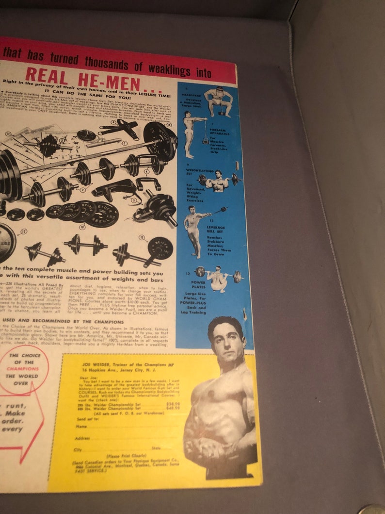 Muscle Power Beefcake Bodybuilding Vintage Magazine Jack Delinger Cover ...