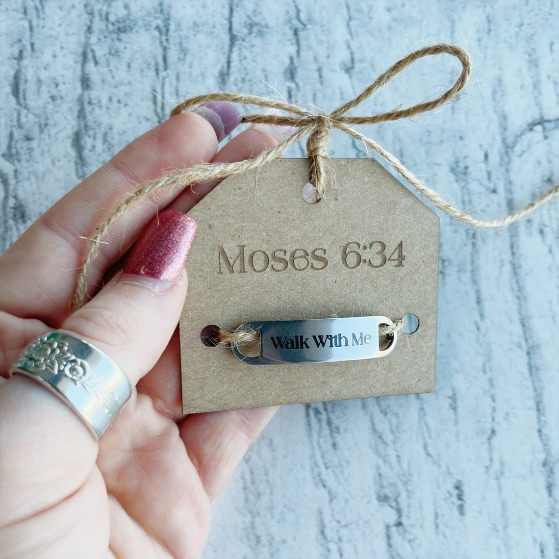 LDS Runner Tag Gift | 2026 Youth Theme Moses 6:34 | Walk With Me ...