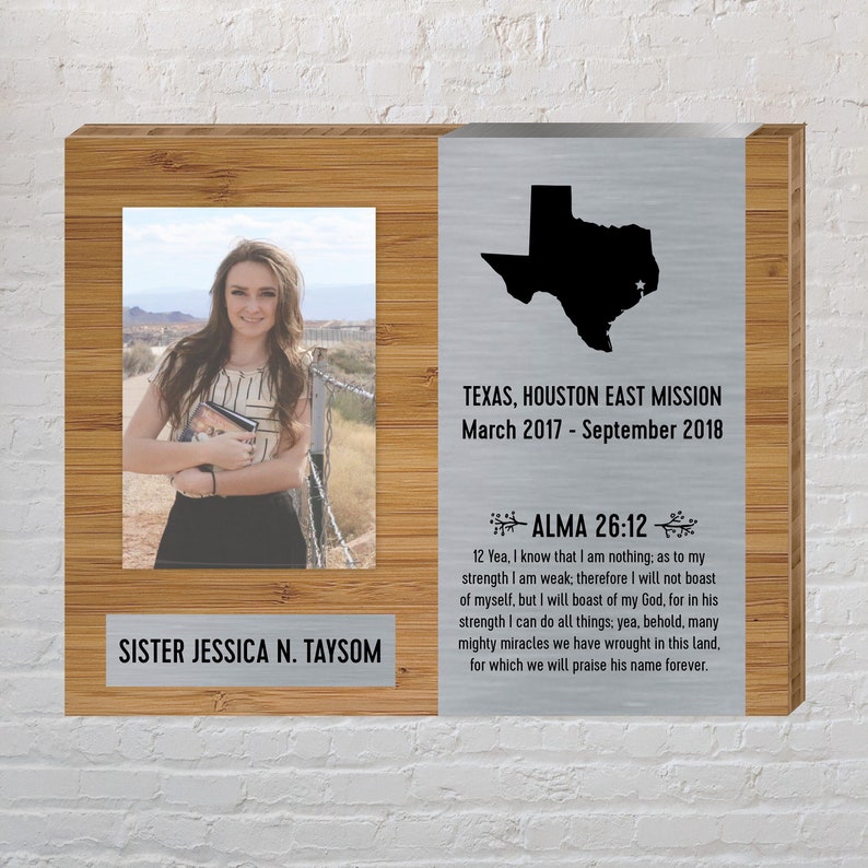 LDS Missionary Plaque | Custom Design | Personalized Plaque ...