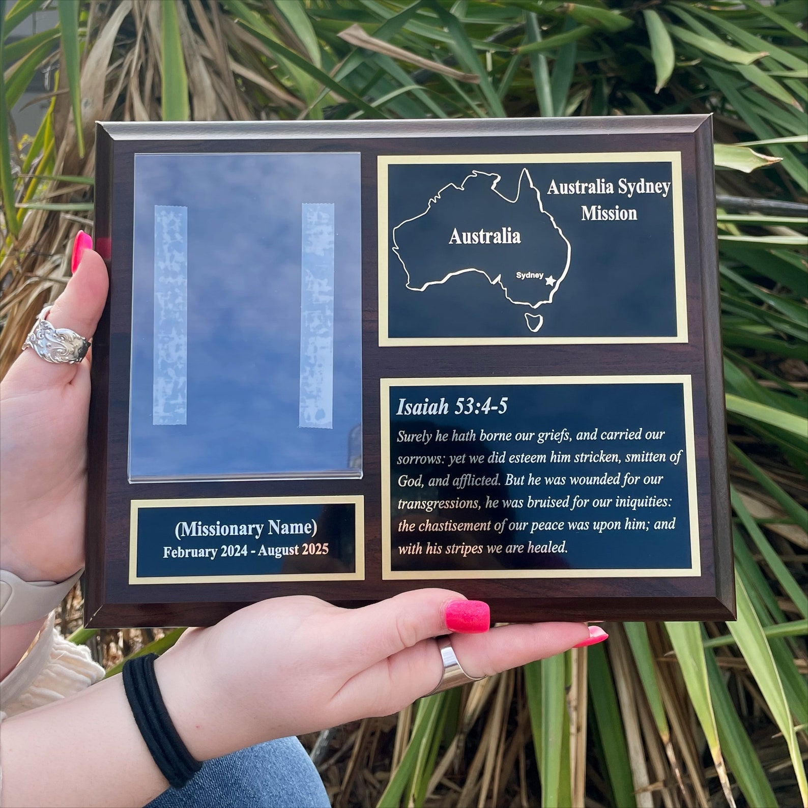 LDS Missionary Plaque | Custom Design | Personalized Plaque ...
