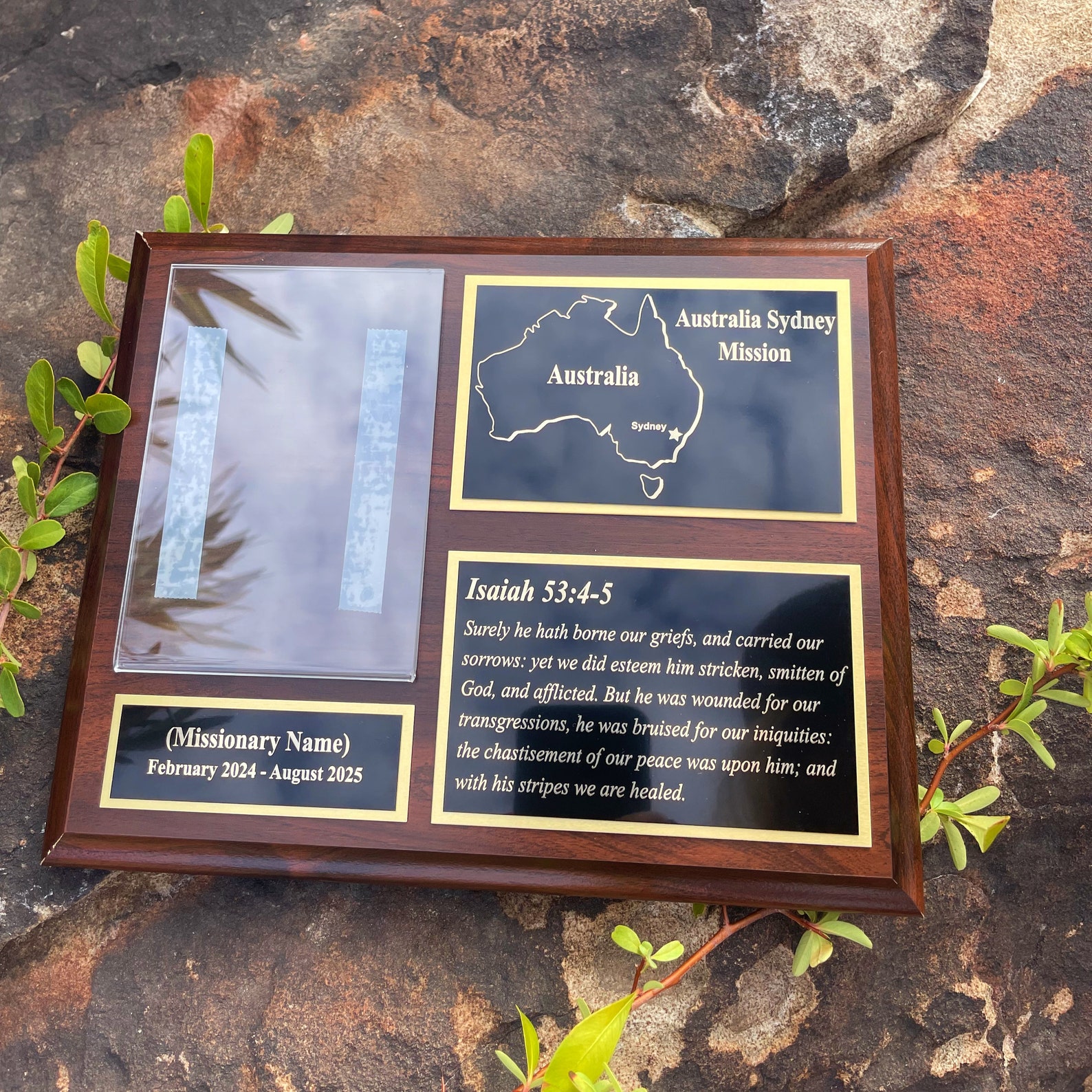 LDS Missionary Plaque | Custom Design | Personalized Plaque ...