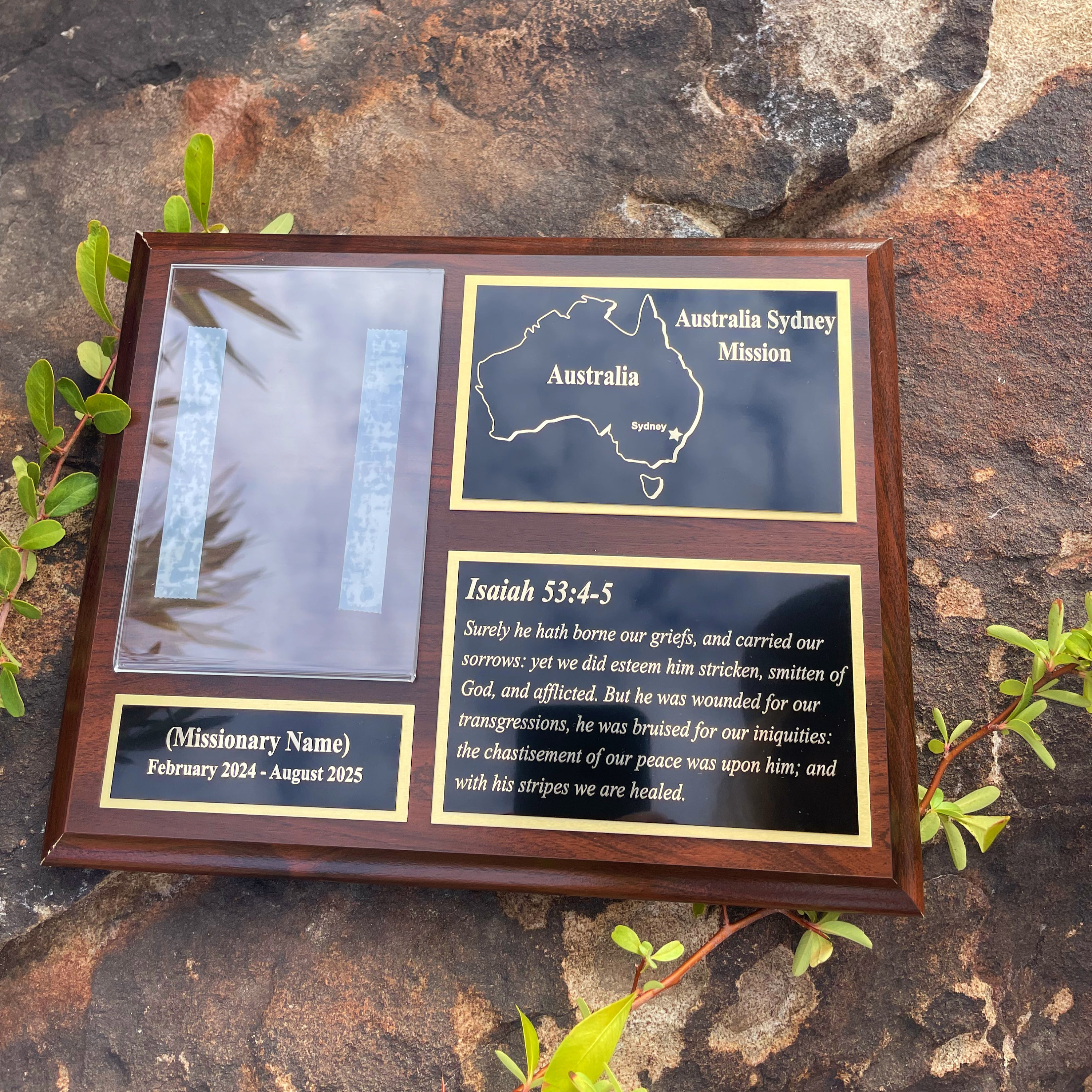 LDS Missionary Plaque Personalized | Custom Mission Call Gift | Mission ...