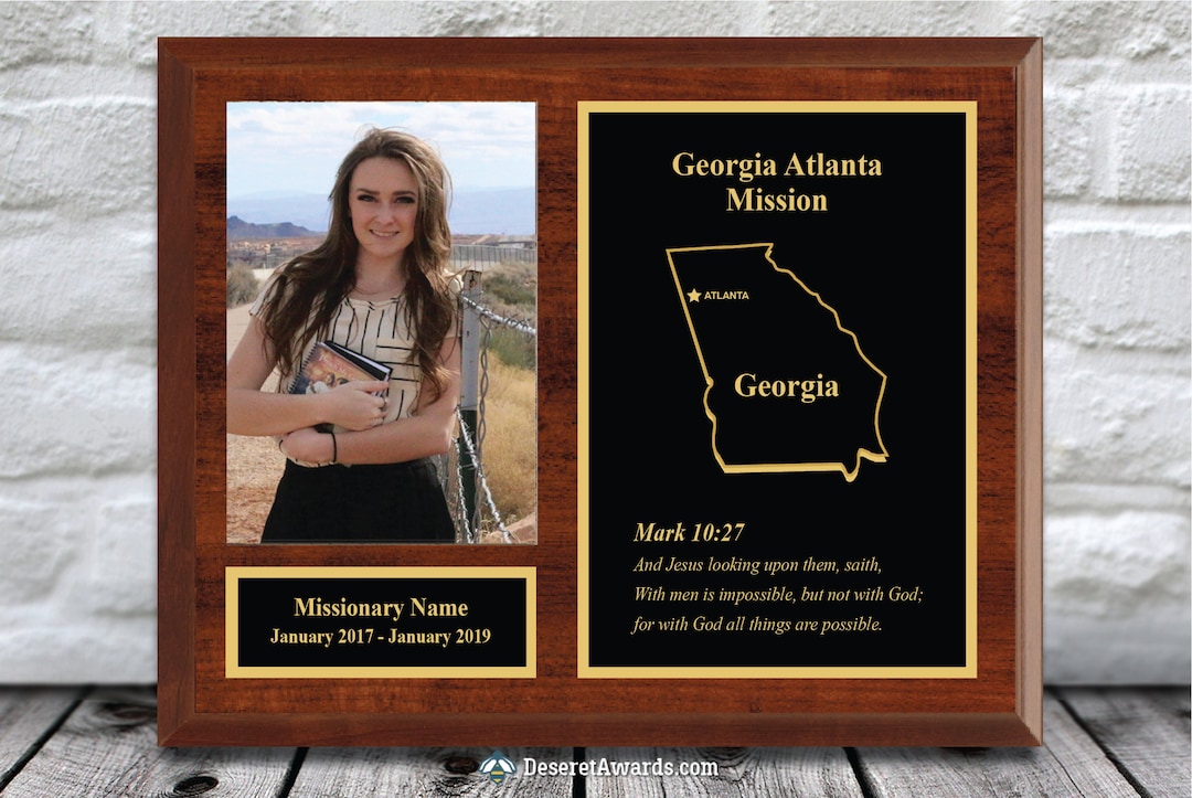LDS Missionary Plaque | Custom Design | Personalized Plaque ...