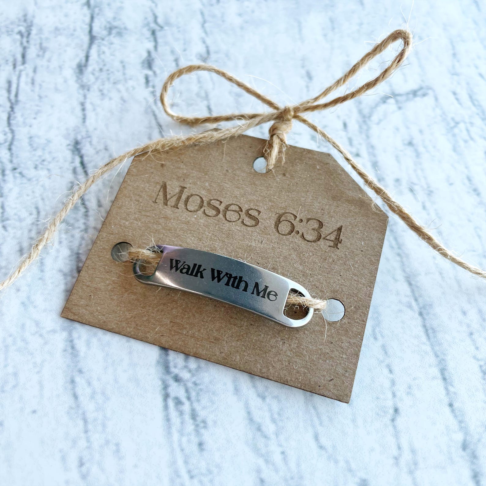 LDS Runner Tag Gift | 2026 Youth Theme Moses 6:34 | Walk With Me ...