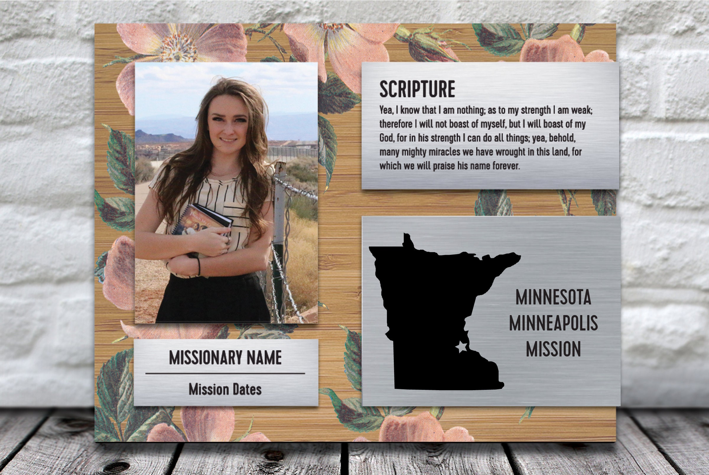 LDS Missionary Plaque | Custom Design | Personalized Plaque | Mission ...