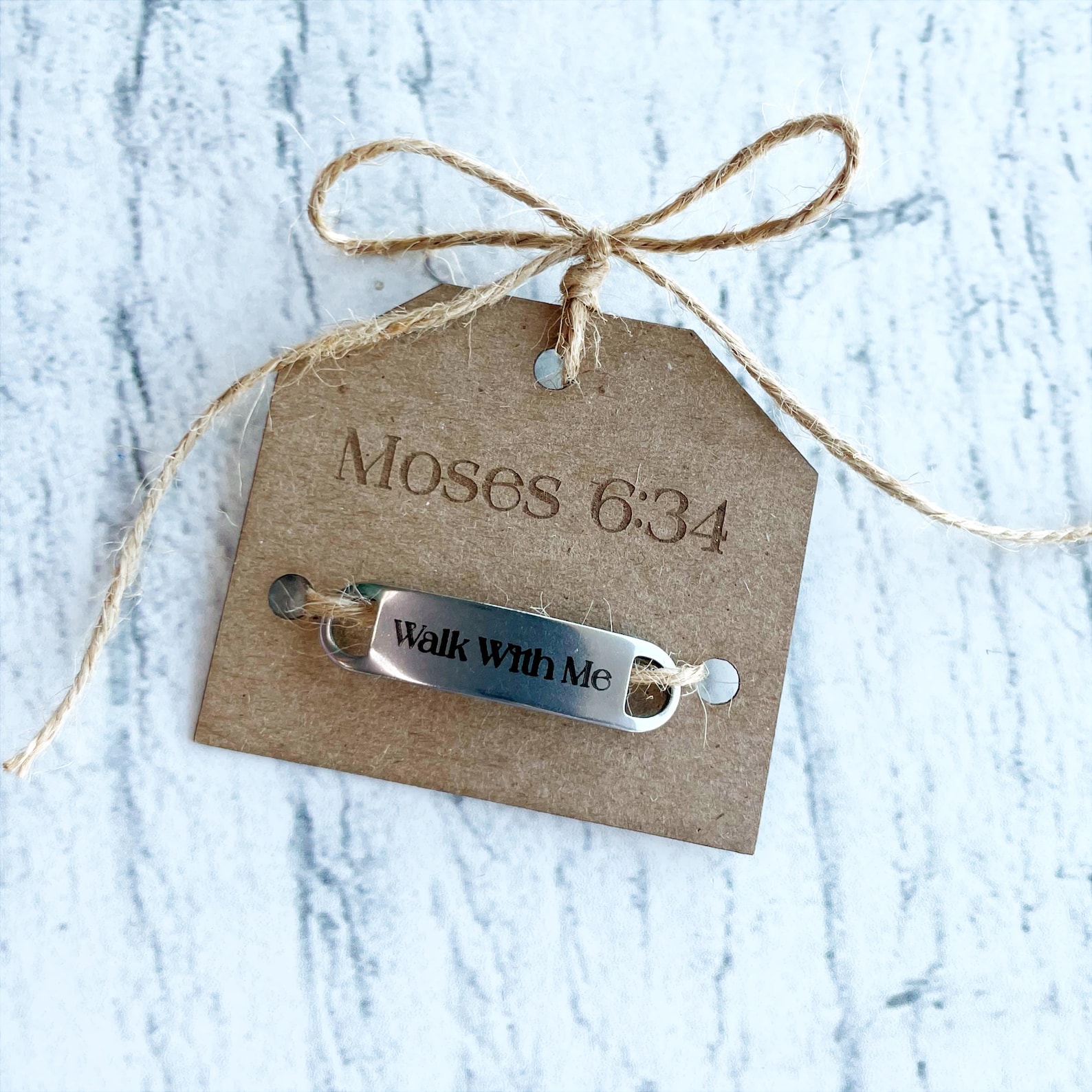 LDS Runner Tag Gift | 2026 Youth Theme Moses 6:34 | Walk With Me ...