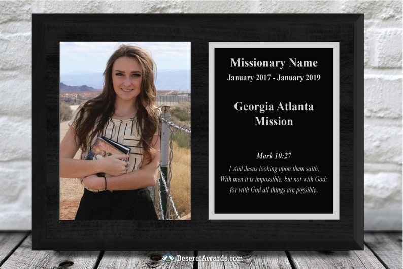 LDS Missionary Plaque | Custom Design | Personalized Plaque ...