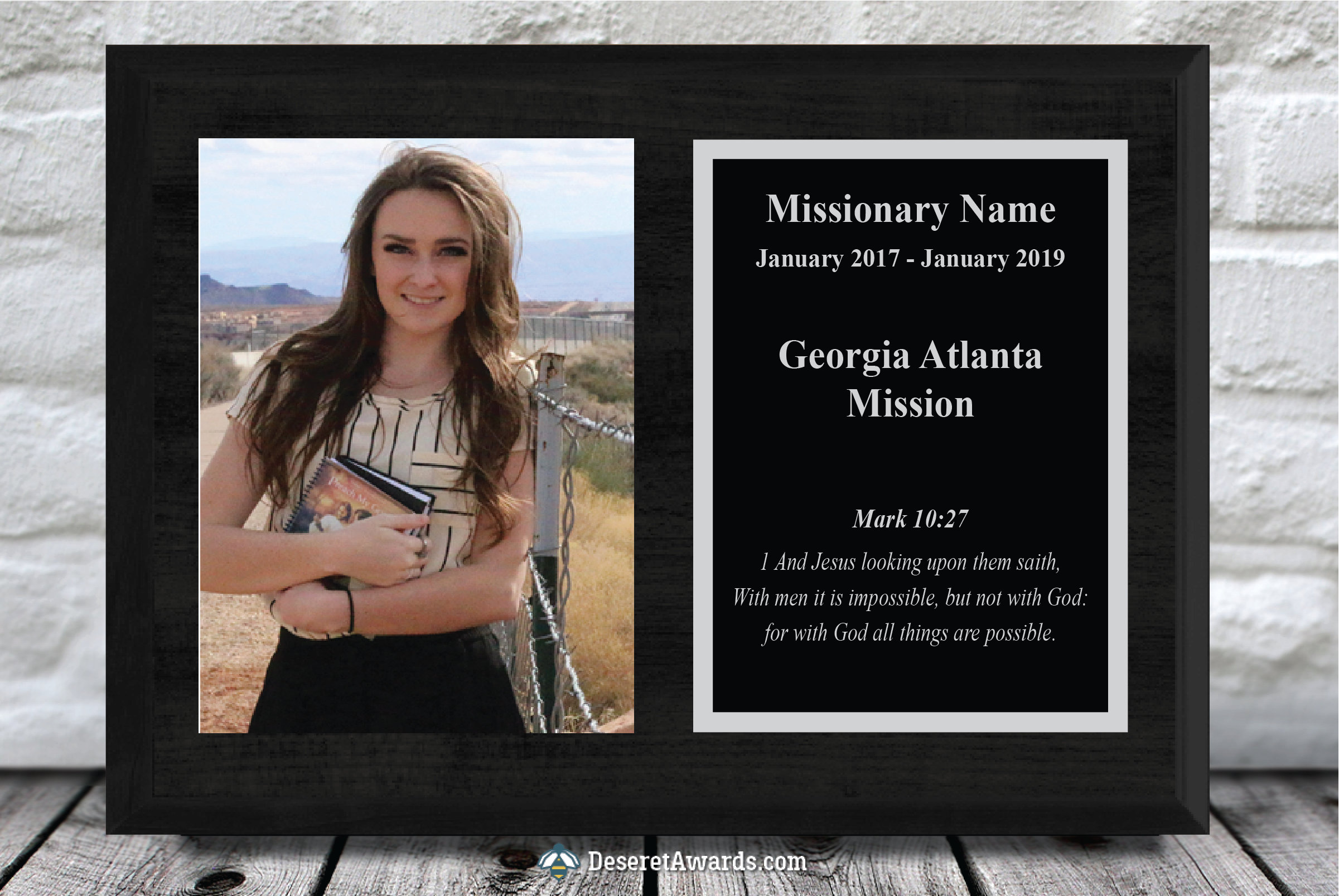 LDS Missionary Plaque | Custom Design | Personalized Plaque ...