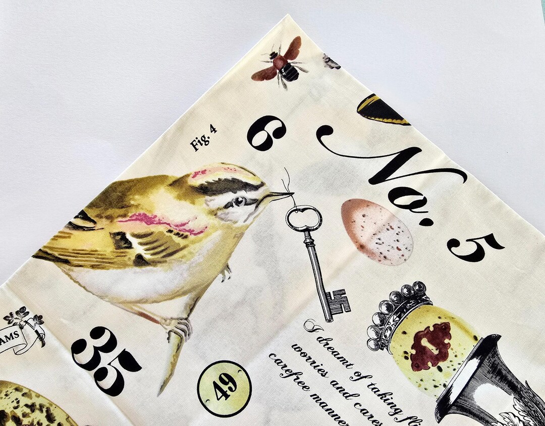 Paula Prass Botanika Fabric: Wing Study Fat Quarter - Etsy