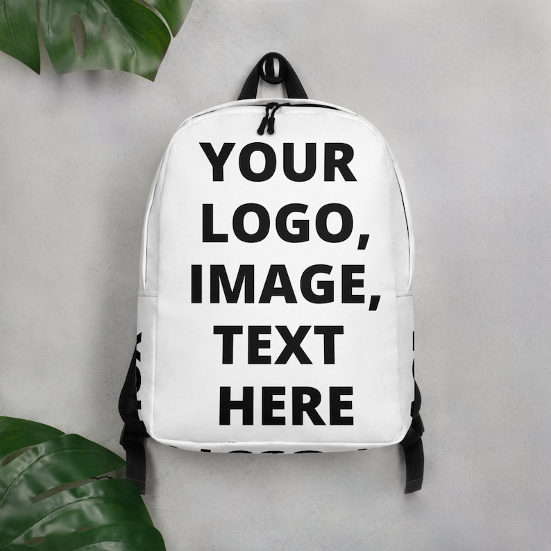 Mini Backpack, Add Your Logo, Image or Text on This Backpack. - Etsy