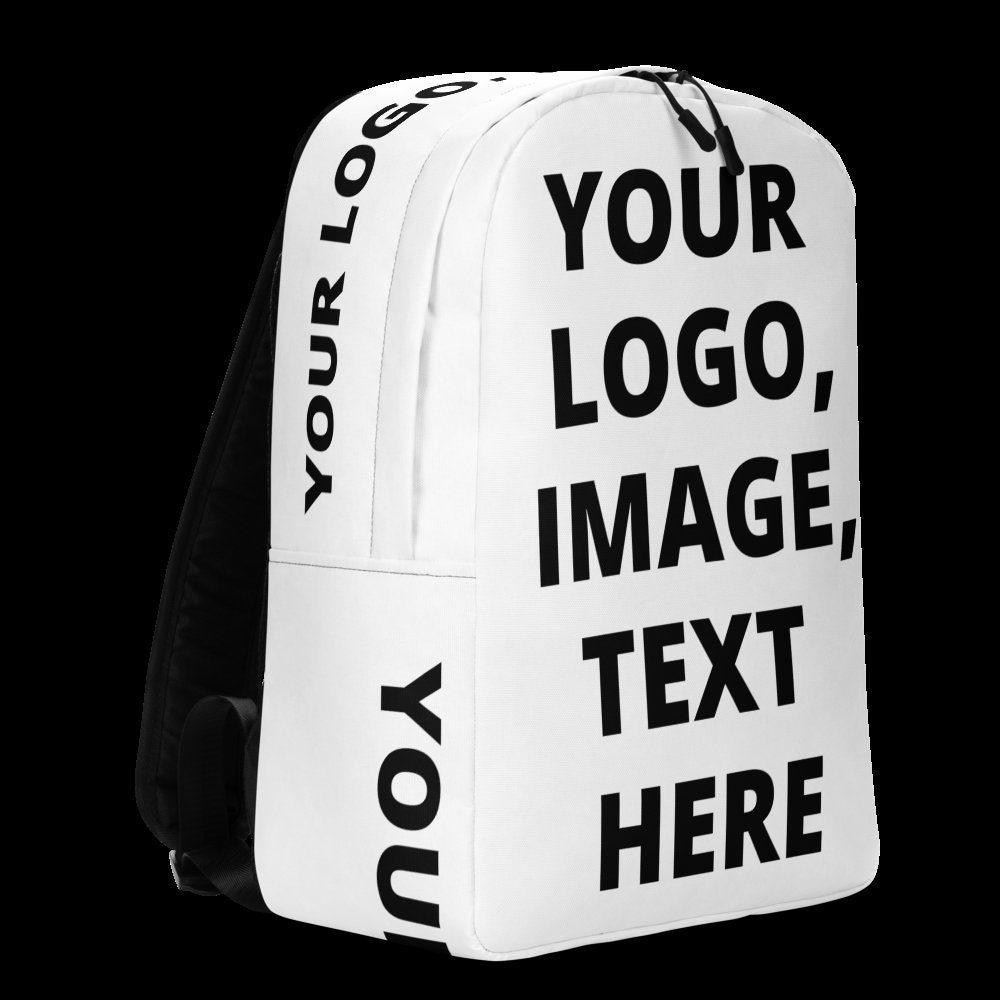 Mini Backpack, Add Your Logo, Image or Text on This Backpack. - Etsy