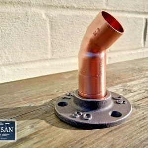 15mm, 22mm, 28mm Copper Cast Iron Floor / Wall Flange Pipe Mount for ...