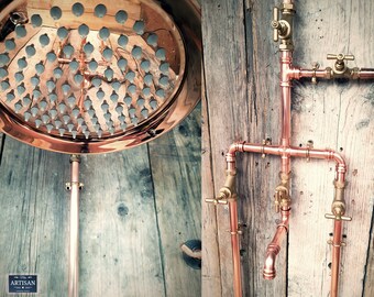 Exposed Pipe Shower - Etsy