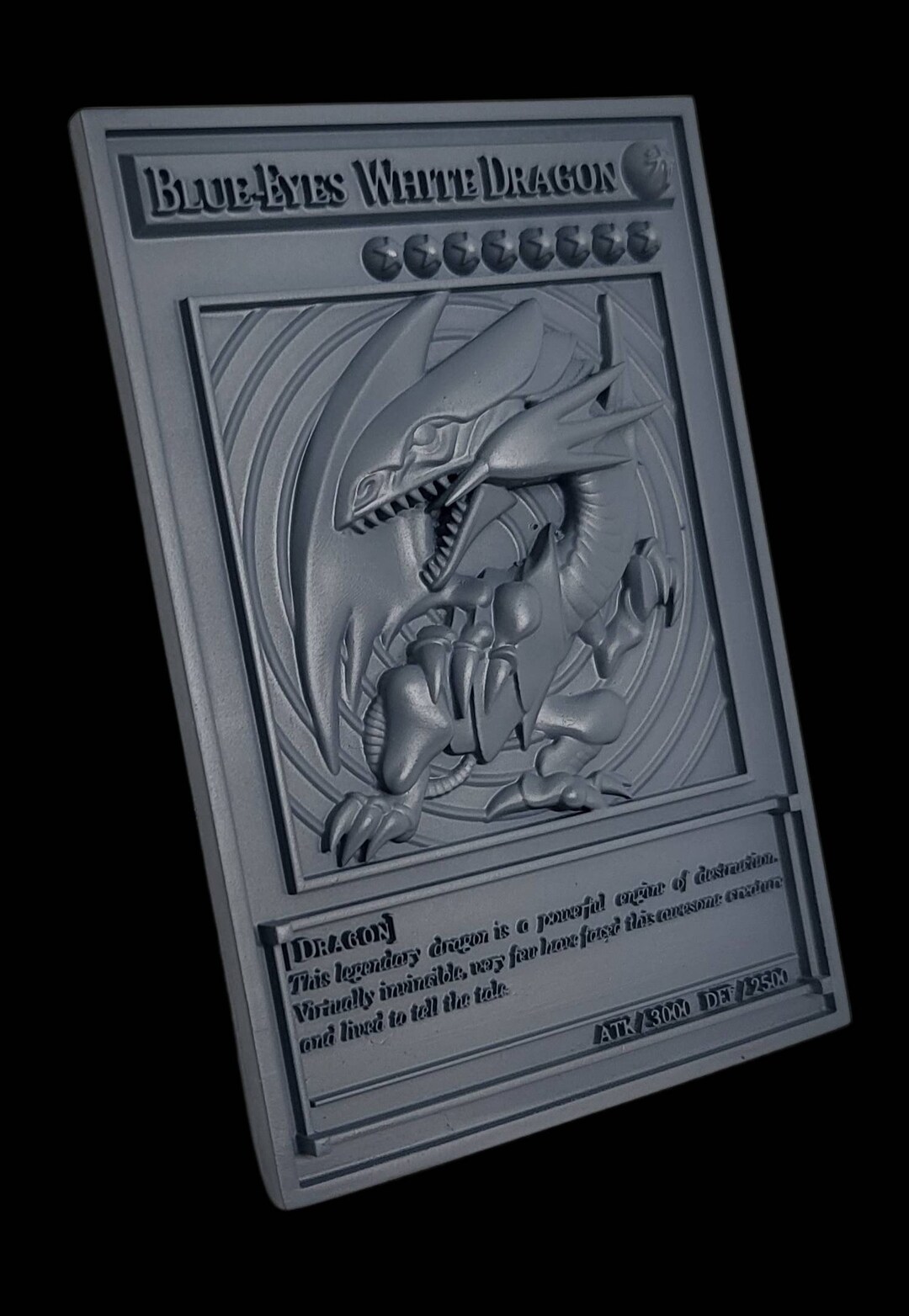 3D Blue Eyes Dragon Card - Etsy