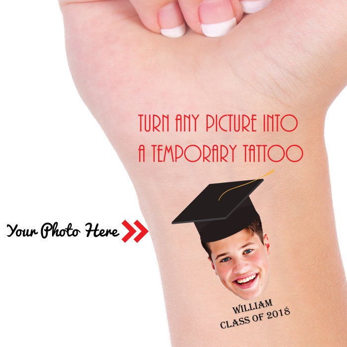 Personalized Graduation Party Favors Tattoo Grad Party - Etsy