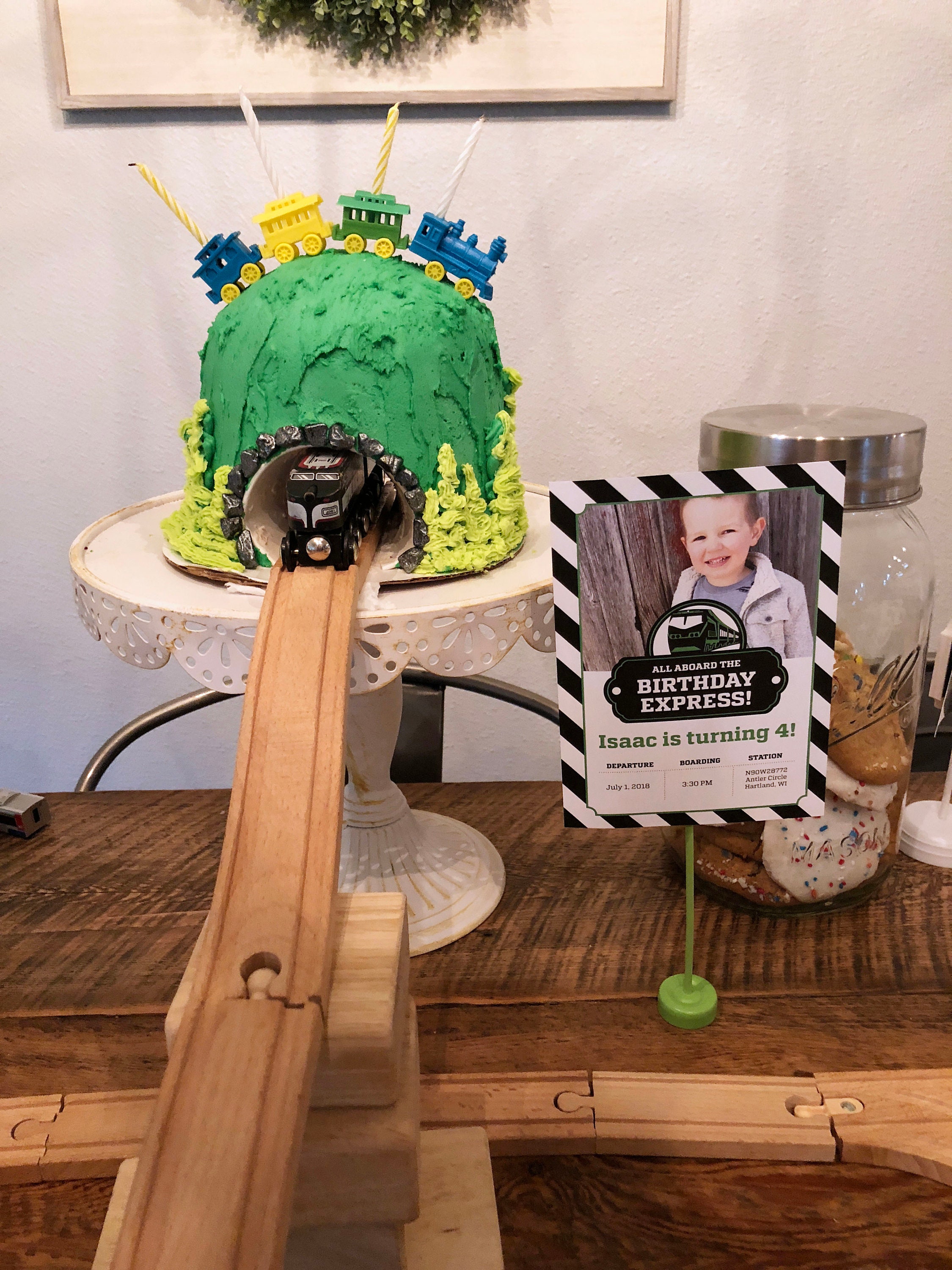 Train Birthday Party Decor Diesel Train Signs Birthday Express Train ...