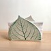Leaf Imprinted Ceramic Napkin Holder for Table - Etsy