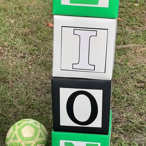 Sports Theme ABC Blocks - Etsy