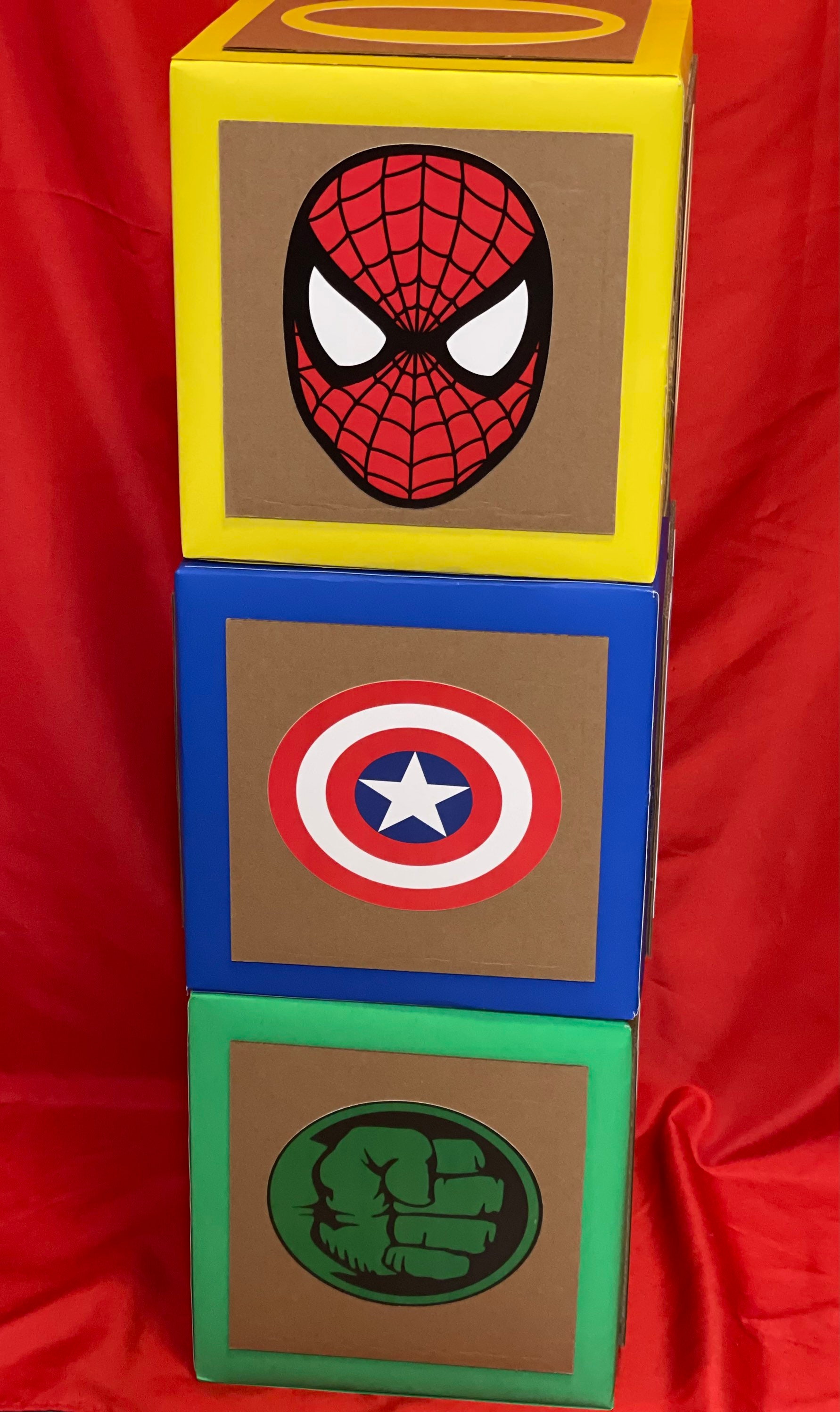 Superhero Blocks (size 8x8) - Etsy