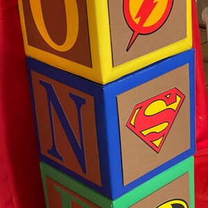 Superhero Blocks size 10x10 | Etsy