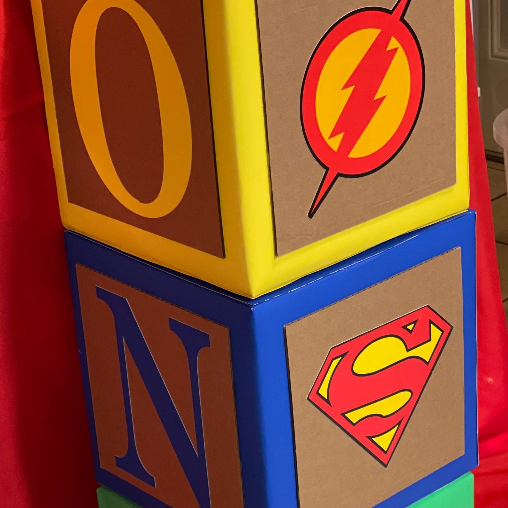 Superhero Blocks (size 10x10) - Etsy