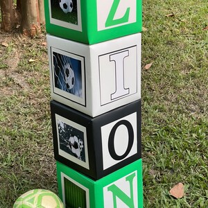 Sports Theme ABC Blocks - Etsy