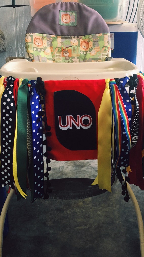 Uno High Chair Banner by Purple Wings Events & Designs | Catch My Party