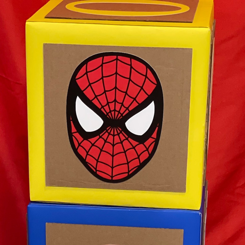 Superhero Blocks size 10x10 - Etsy