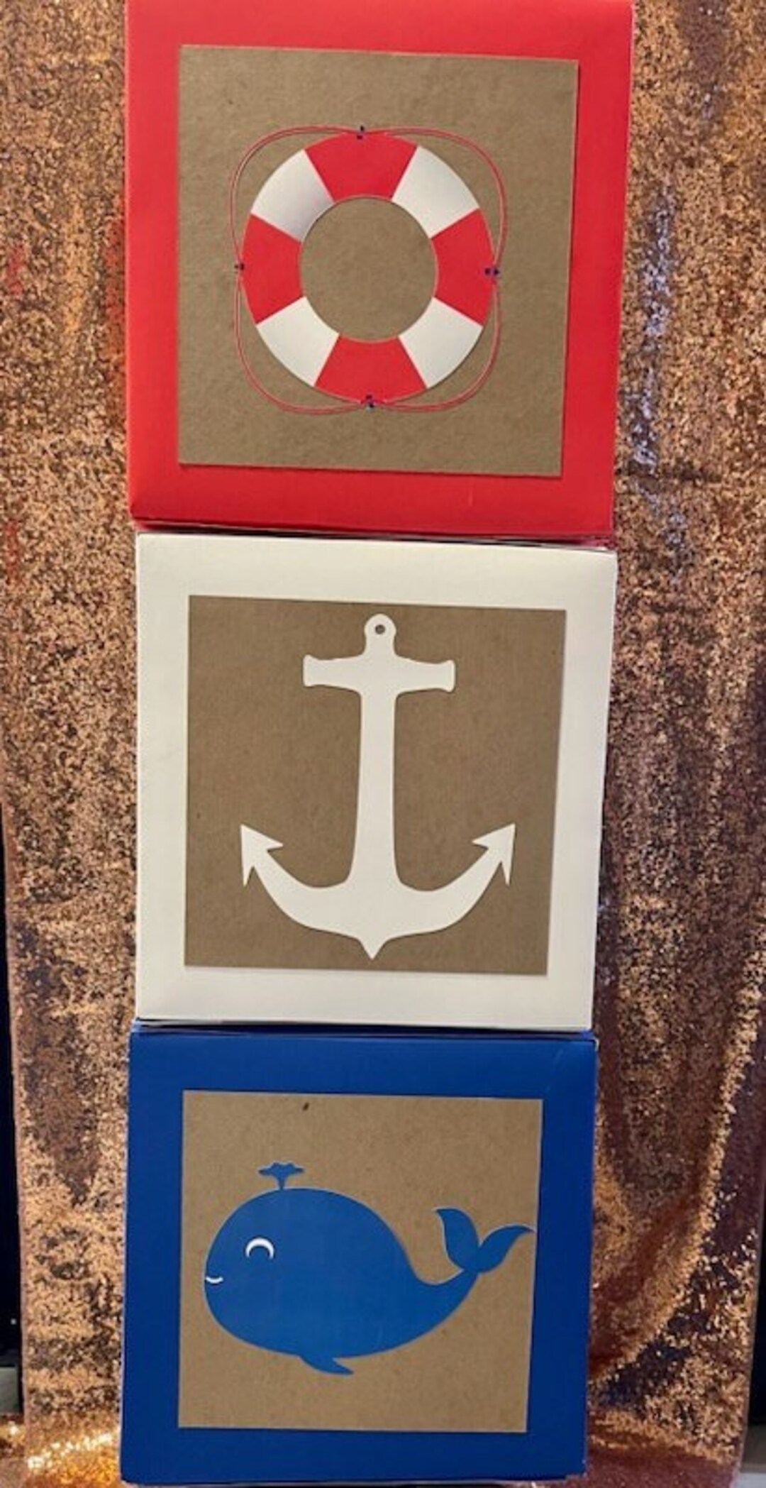 Nautical Theme ABC Life Size Blocks - Etsy