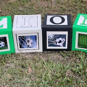 Sports Theme ABC Blocks - Etsy