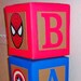 Superhero Blocks (size 8x8) - Etsy