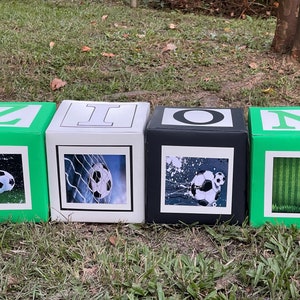 Sports Theme ABC Blocks - Etsy