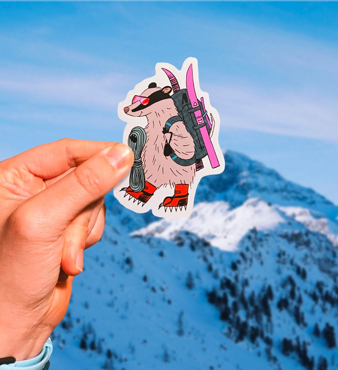 Touring Badger Stickers - Etsy