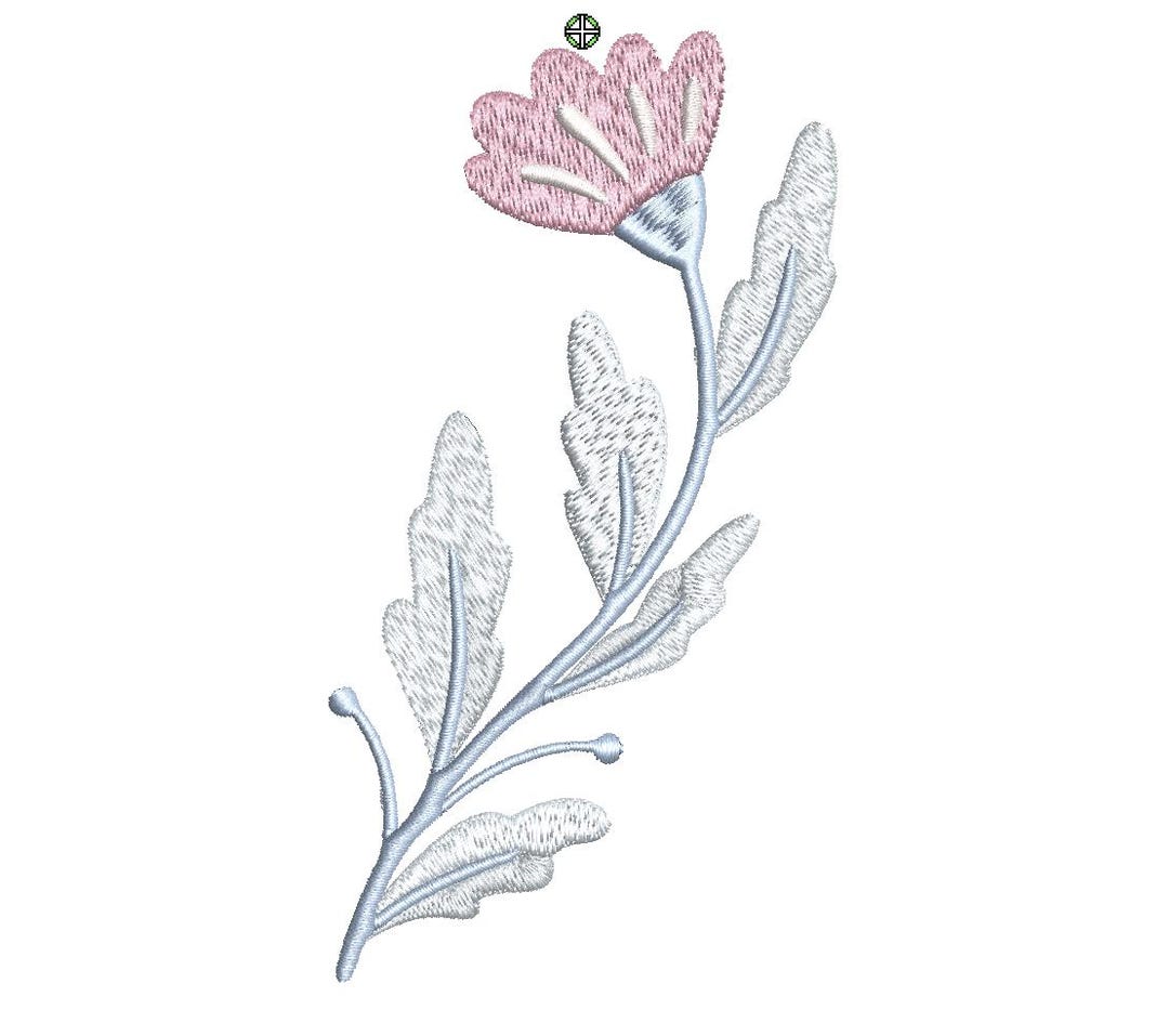 Flower Embroidery Design / Machine Embroidery Download / 2 Sizes ...
